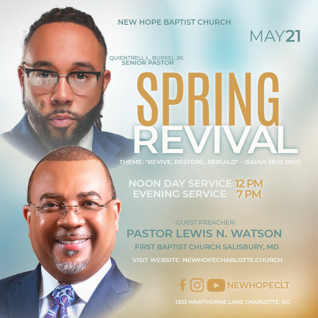 New Hope Baptist Church of Charlotte NC
